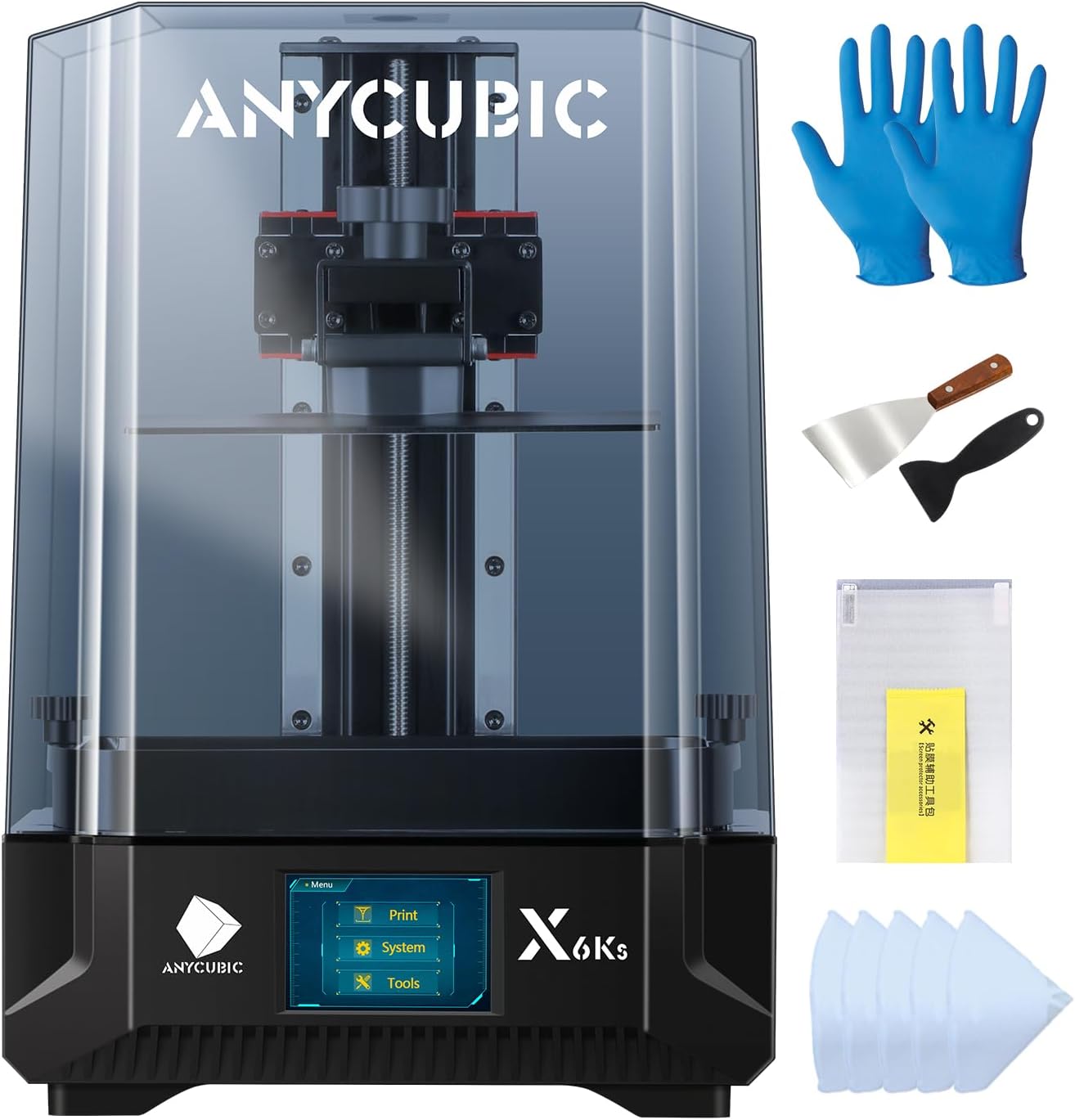 ANYCUBIC 6K Resin 3D Printer, Photon Mono X 6Ks with 9.1'' 6K HD LCD ...