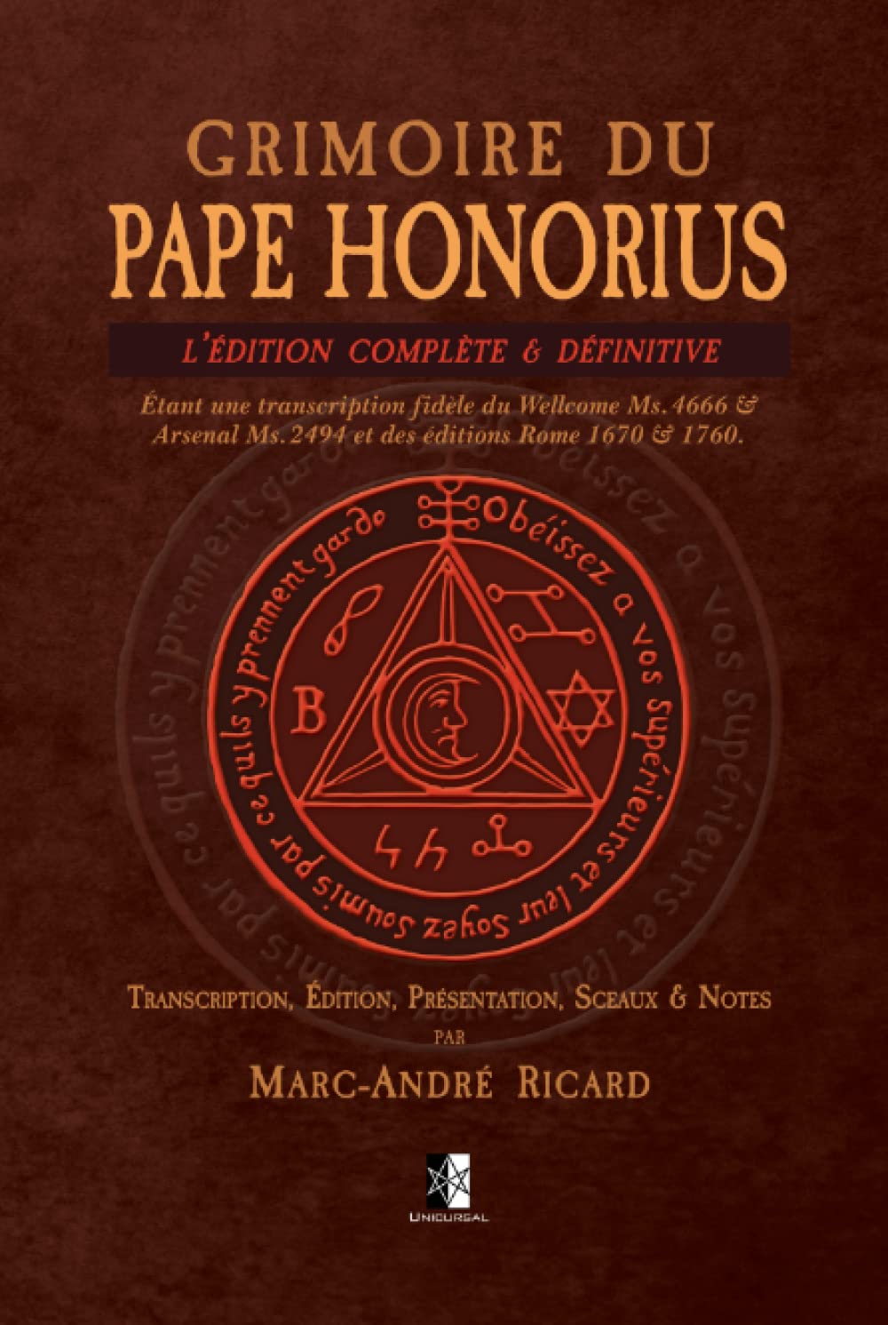 Amazon.com: Grimoire du Pape Honorius: l'édition complète & définitive ...
