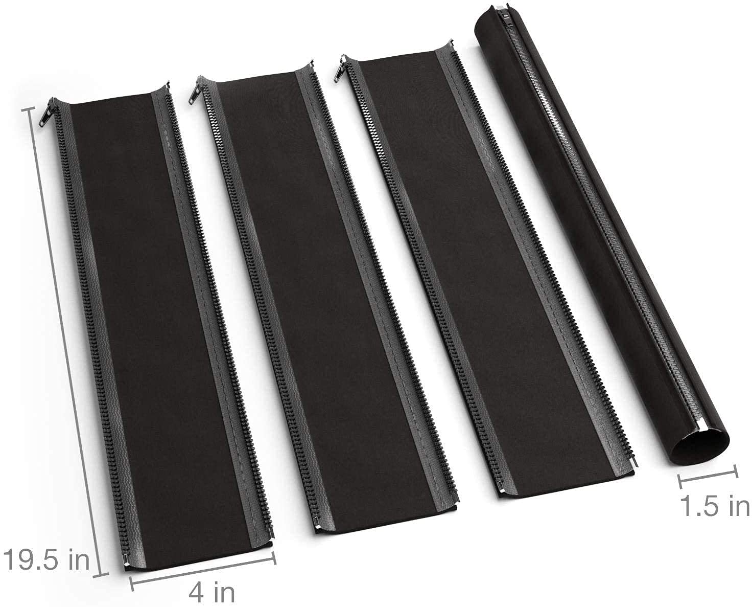 EVEO Cable Management Sleeves and Cable Sleeve Wrapper for Cord Hider ...