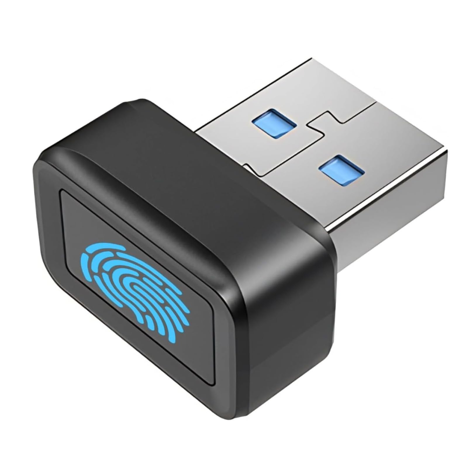 Diyeeni Mini USB Fingerprint Reader, 360° Touch Speedy Matching ...