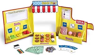 Amazon.com: Learning Resources Pretend & Play Snack Shop, Play Store ...