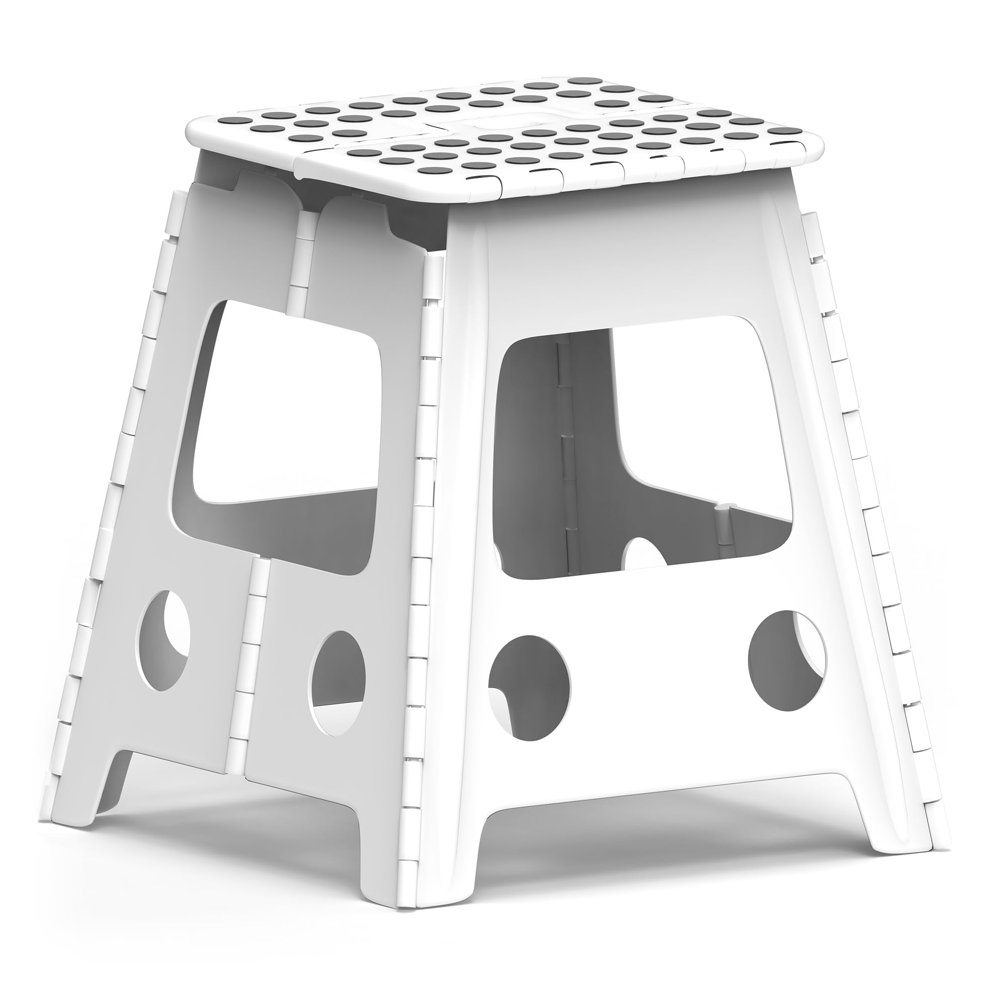 ZENO Folding Step Stool 16 inch | Heavy Duty Foldable Stool for Adults ...