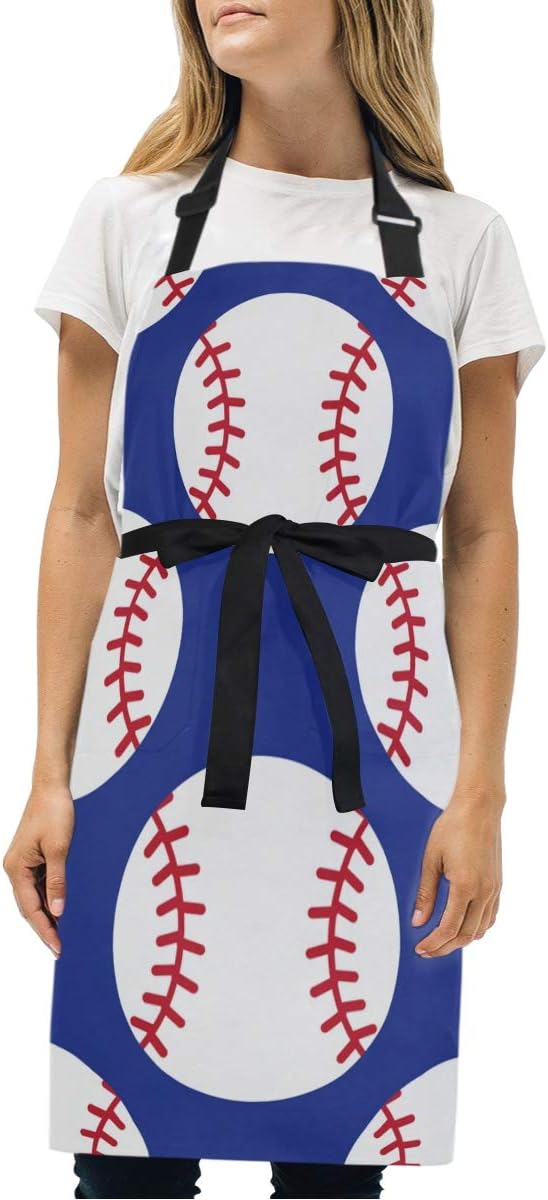 Amazon.com: Sawhoon Ball Baseball Texture Apron for Women Chef Cooking ...