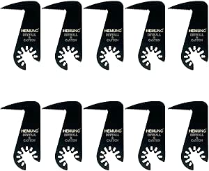 HEMUNC 10PCS Drywall Blade for Oscillating Tool, Oscillating Saw Blades ...