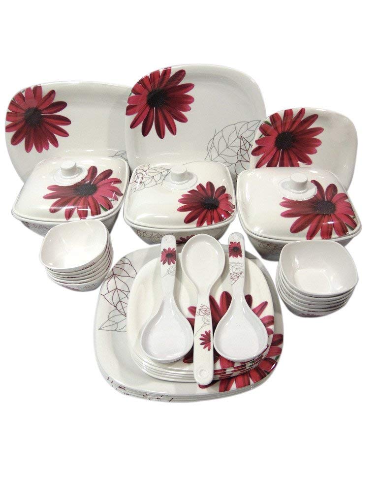 Fortune77 Dinner Set of 40 Pcs with Everlasting Shiny Print ...