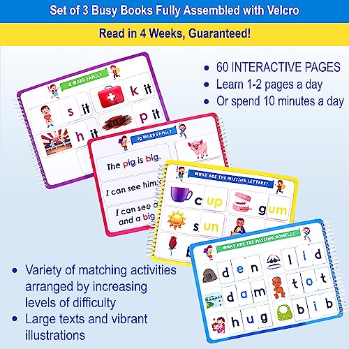 Snapklik.com : KIDDIEWIZE Learn To Read Phonics Busy Book For Beginning ...