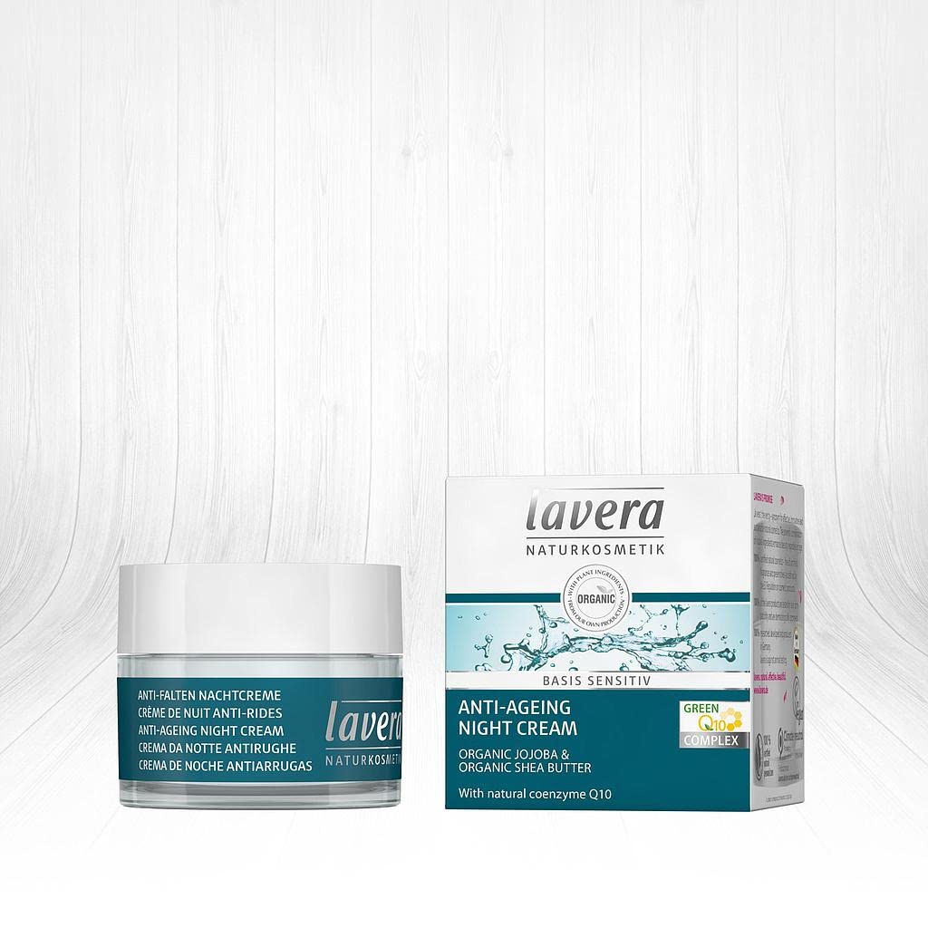 Amazon.com: Lavera Natural Anti-Aging Night Cream For Sensitive Skin ...