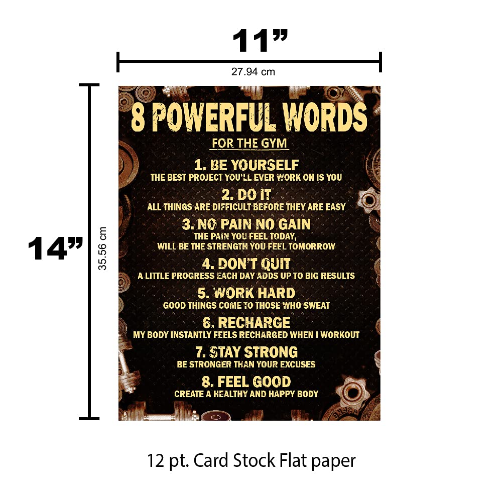 Snapklik.com : MEGA FORMAT 8 Powerful Words For The Gym Motivational ...