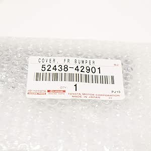 Amazon.com: Genuine Toyota Parts - Cover, Fr Bumper Gua (52438-42901 ...