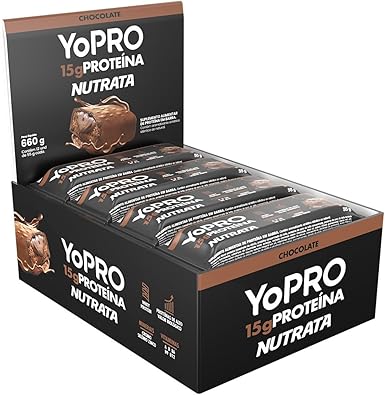 Nutrata Barra YoPRO Chocolate 55g Dp 12 | Amazon.com.br