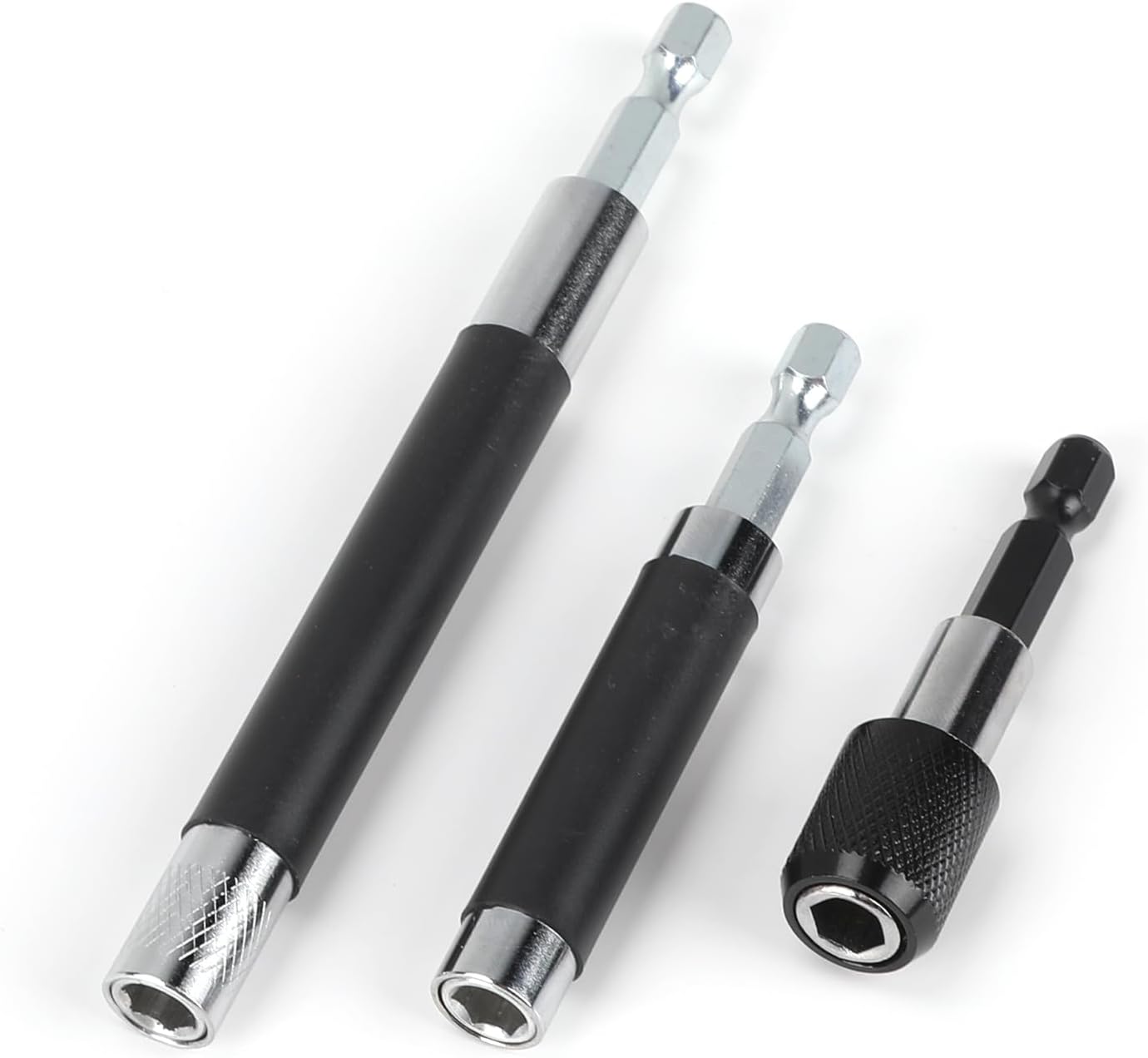 Magnetic Drill Extension Bit Holder, Set of 3 Magnetic Screw Holder ...