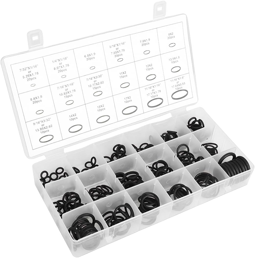 Amazon.com: Bestmoy Car Air Conditioning Compressor O Ring Kit, 270 Pcs ...