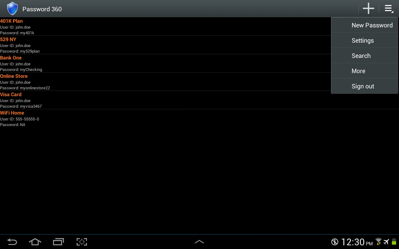 Password 360 - App on Amazon Appstore