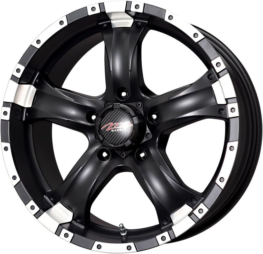 Amazon.com: MB Wheels Chaos Matte Black Wheel (16x8.5"/5x114.3mm ...