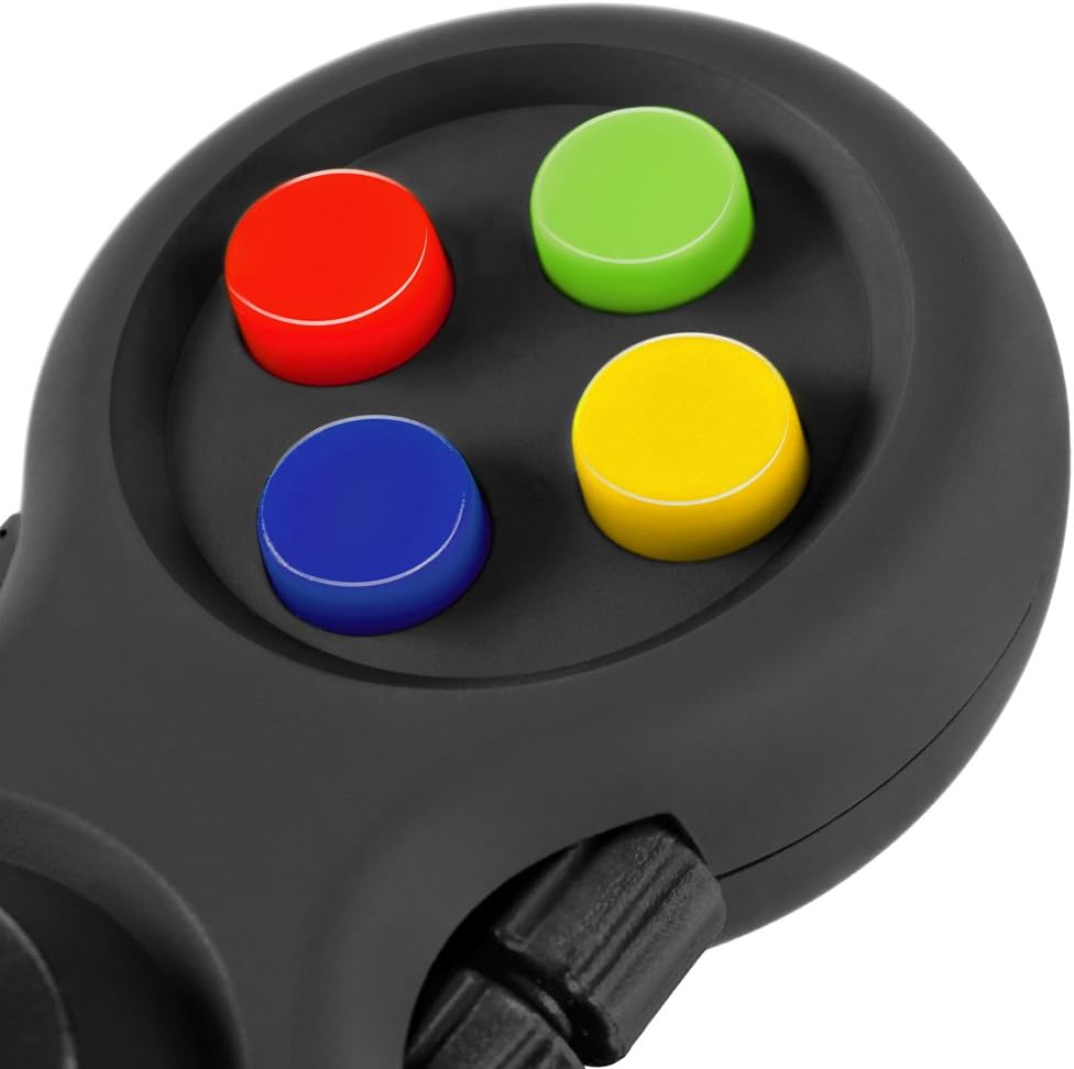WTYCD El Fidget Retro original Juego de control clásico de goma Fidget ...