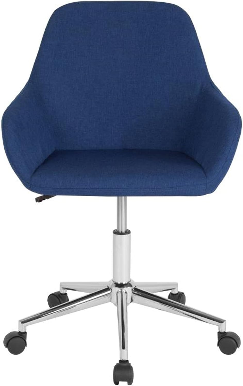 Amazon.com: Offex Home Office Mid-Back Blue Fabric Contemporary Task ...