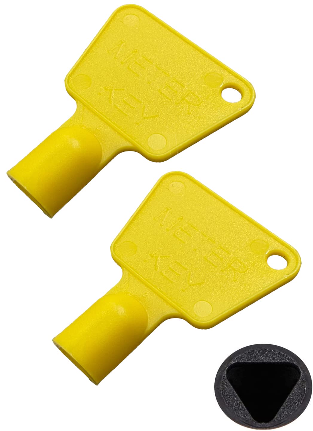 Howsehold Gas Meter Box Key Yellow [1 Key] Triangular Electric Utility ...
