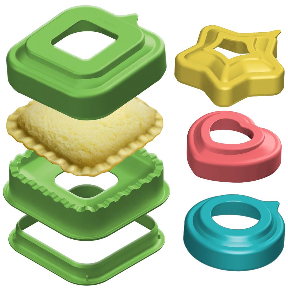 Amazon.com: Sandwich Cutter and Sealer Set- Crustless Sandwich Maker ...