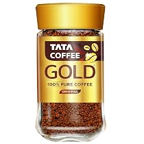 Tata Coffee Gold, 100% Pure Granule Coffee, Original, 50g, Jar at Best ...