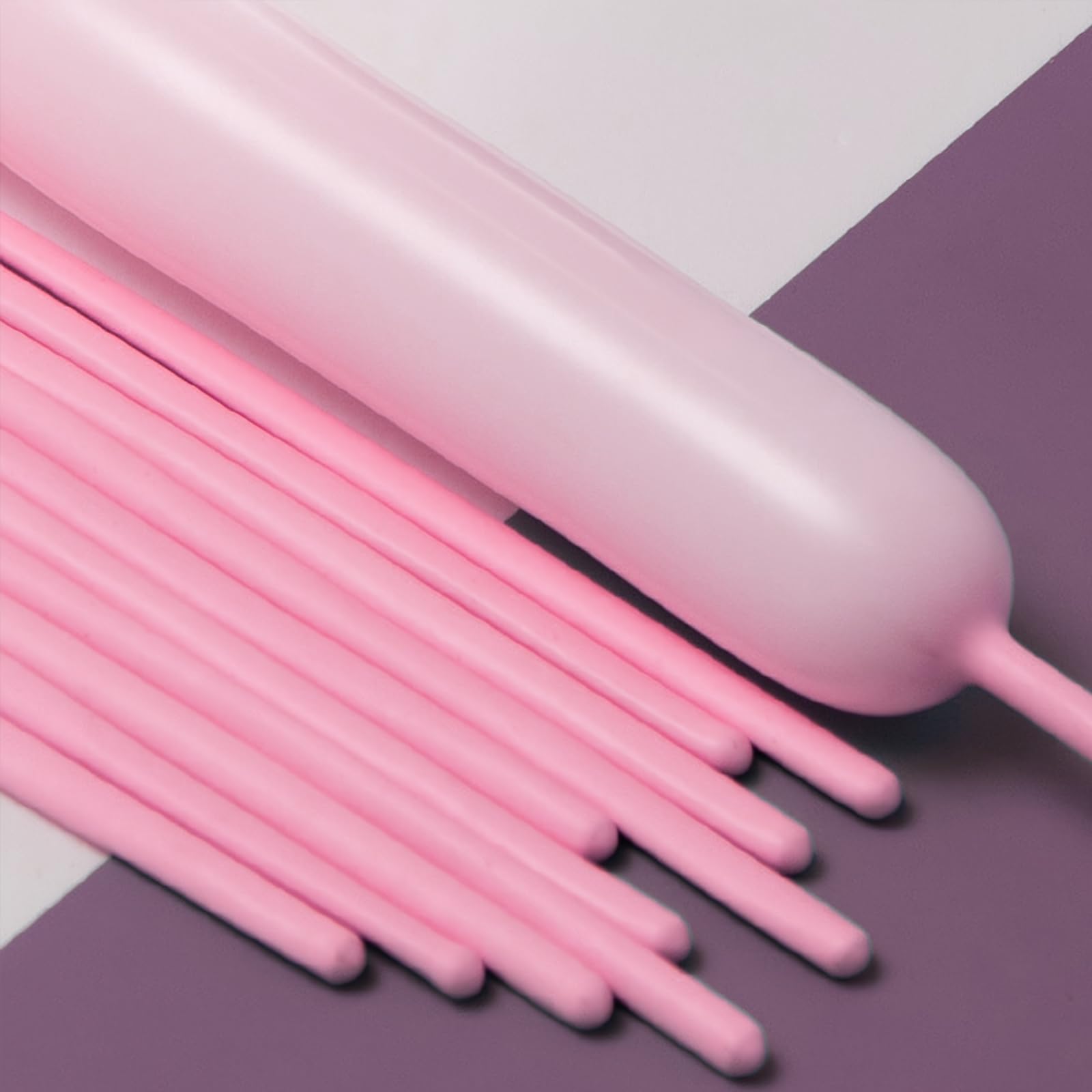 Amazon.com: 260 Balloons Pastel Pink, Thickened 100 Pack Long Balloons ...