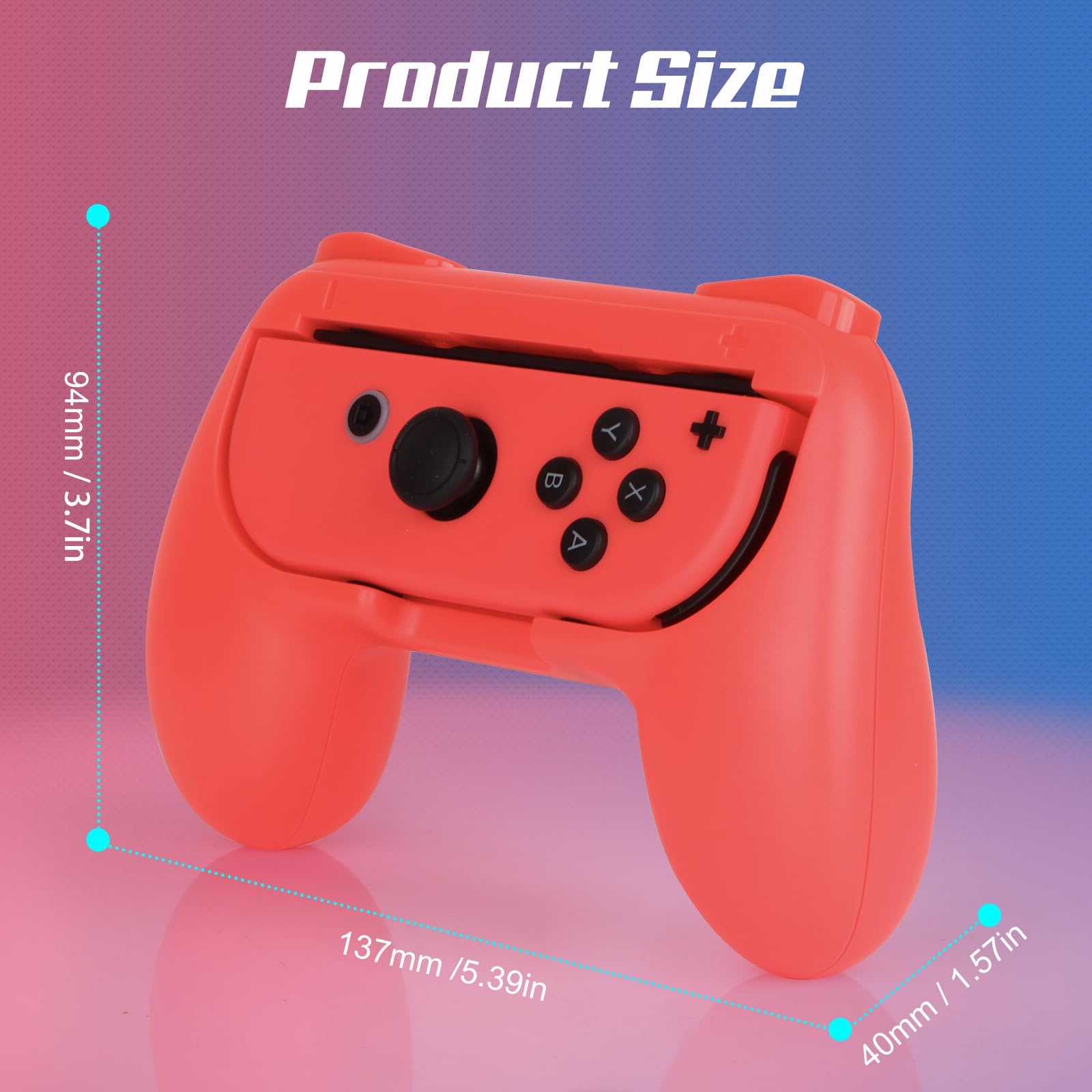 Snapklik.com : JoyHood Hand Grips For Switch/Switch OLED, Ergonomic ...