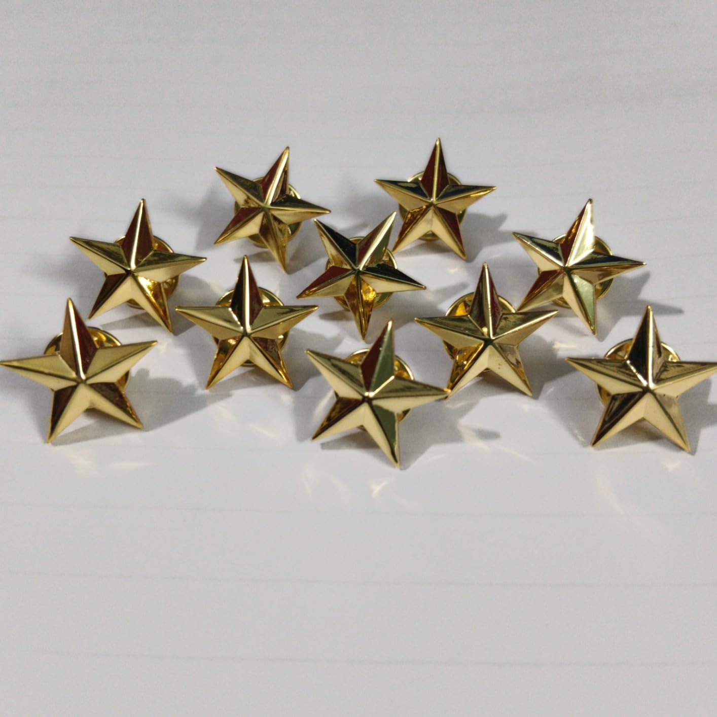 Buy SANNIDHI® Badges with Pin, 12pcs 30mm Star Badge Lapel Pin, Mini ...