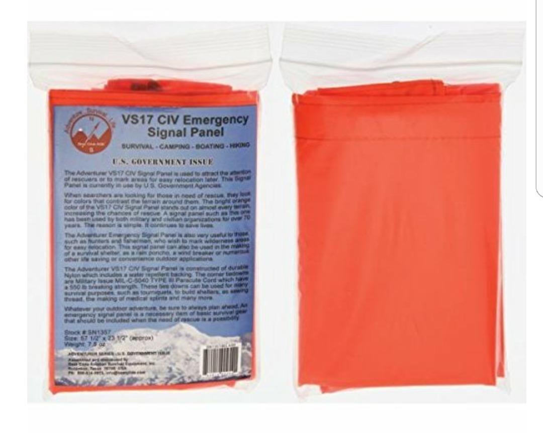 Amazon.com: Best Glide ASE Compact Emergency Survival Signal Panel ...