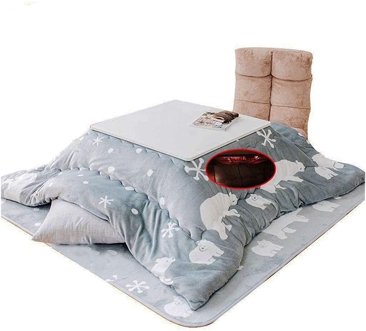 Buy Kotatsu Table Futon Table Japanese Kotatsu Winter Indoor Heating ...