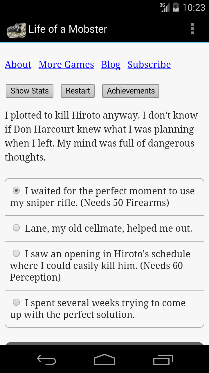 Life of a Mobster - App on Amazon Appstore