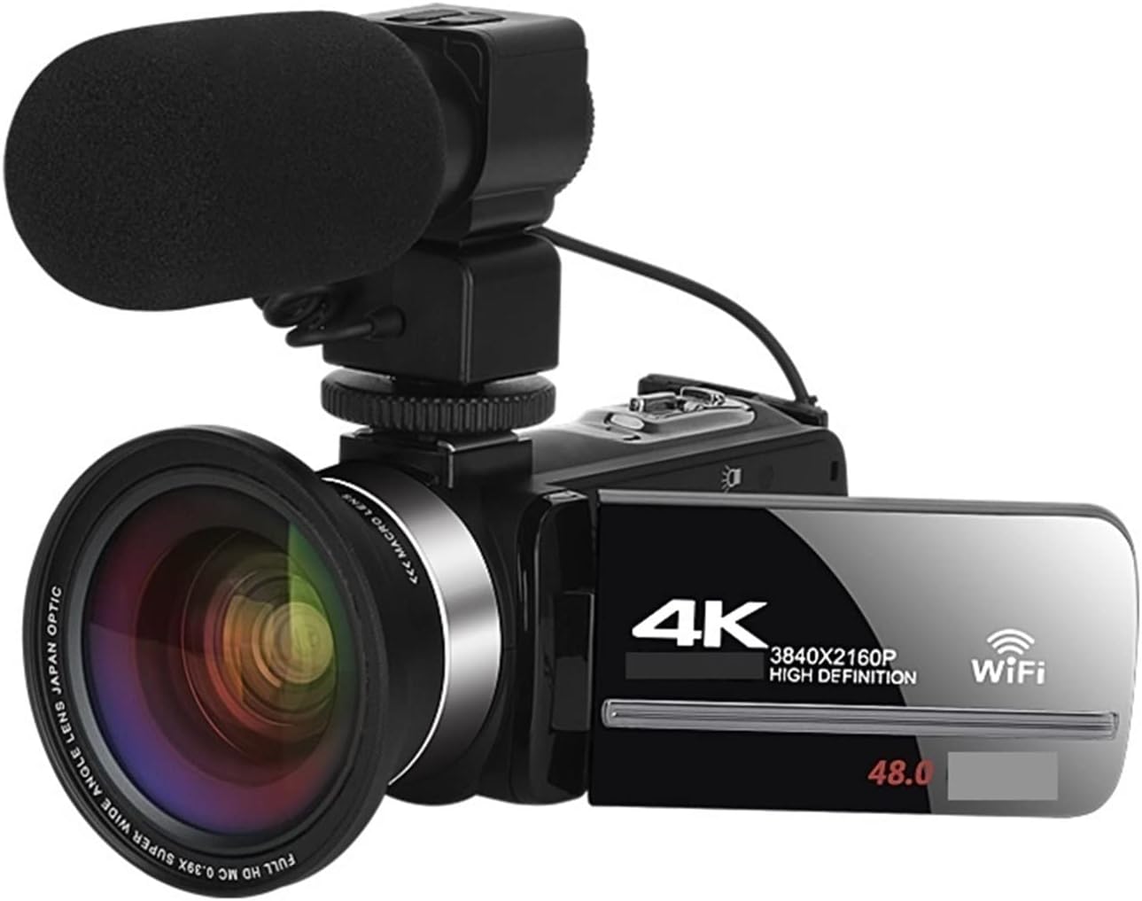 ICOSAR Action cameras 2 PCS 4K Camcorder Digital Video Camera For ...