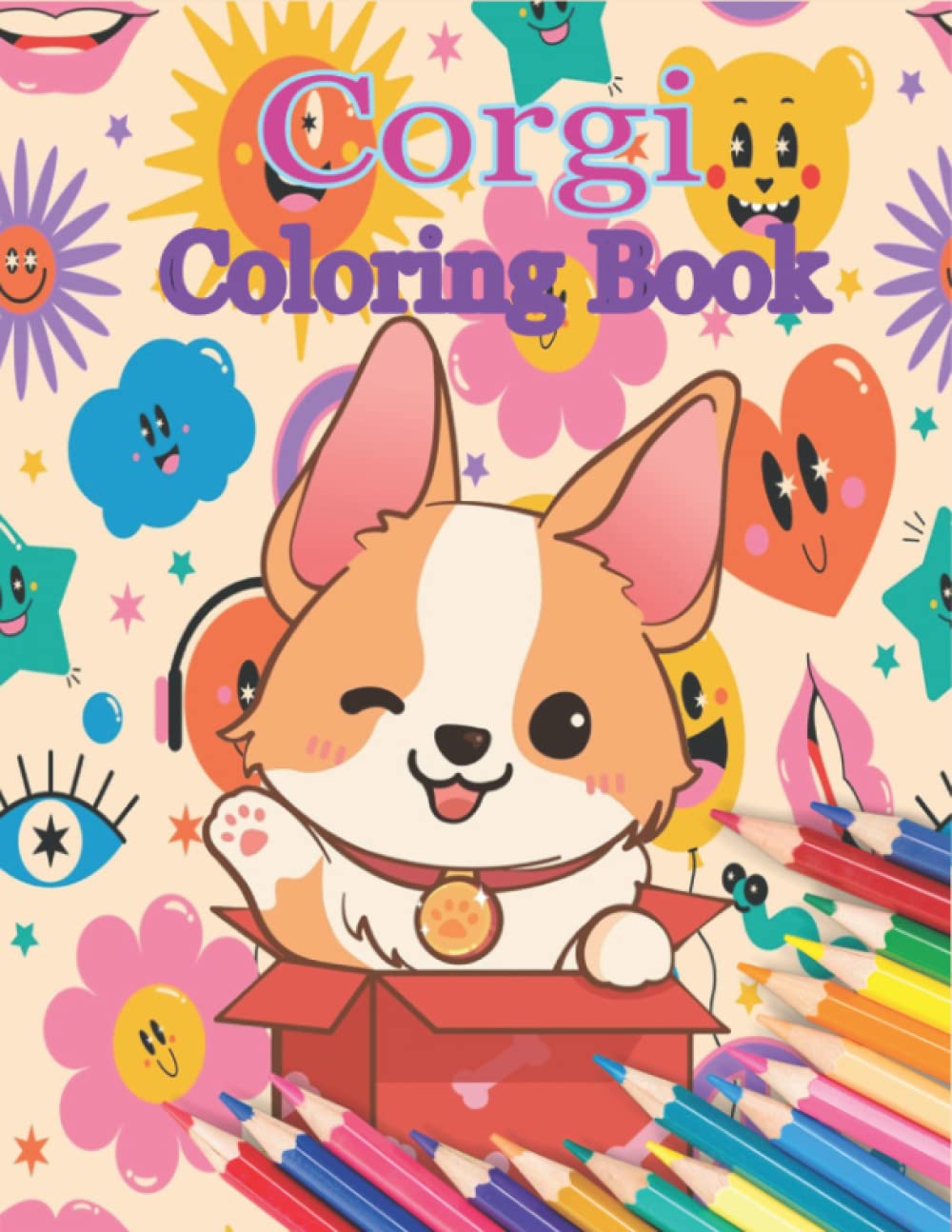 Amazon.com: Corgi Coloring Book: A Fun and Cute Coloring Collection ...
