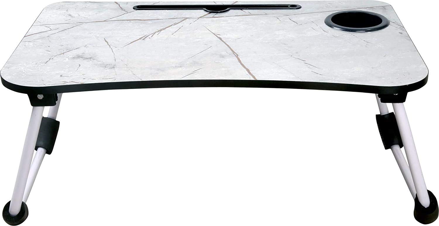Buy Aryon Smart Multi-Purpose Foldable Wooden Laptop Table with Dock ...
