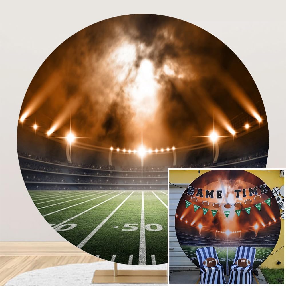 Amazon.com : Sports Football Field Birthday Party Arch Backdrop Cover ...