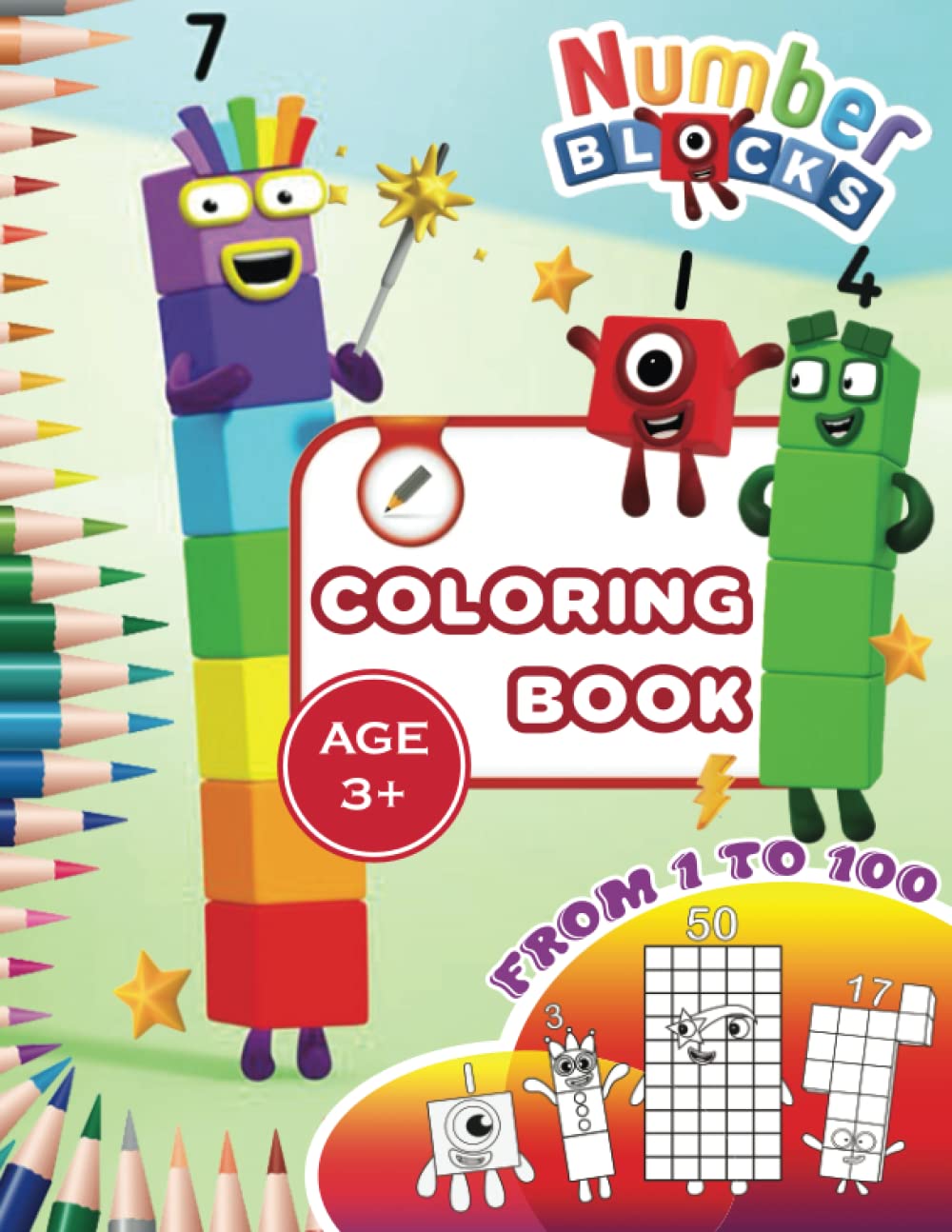 Coloring Book Number 1 To 100 Blocks Coloring Number 1 | Desertcart INDIA