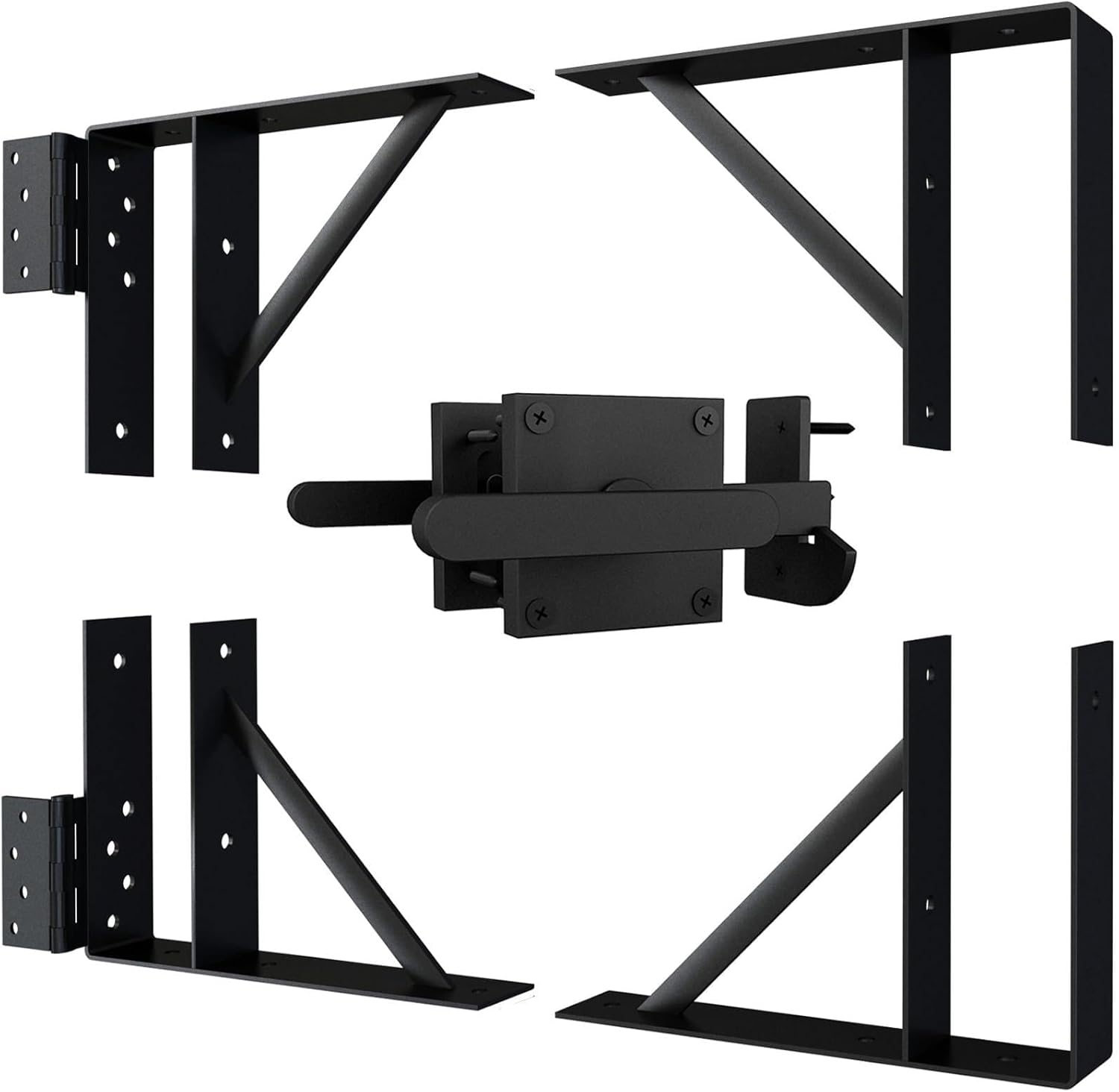 Amazon.com: JUBEST Heavy Duty Anti Sag Gate Kit & Double Side Gate ...