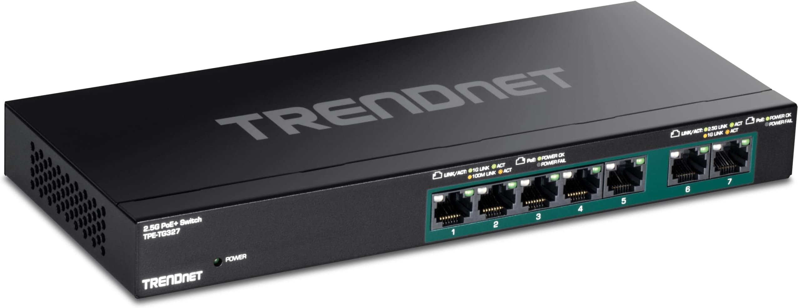 Amazon.com: TRENDnet TI-B541, 5-Port Industrial Gigabit PoE++ Powered ...