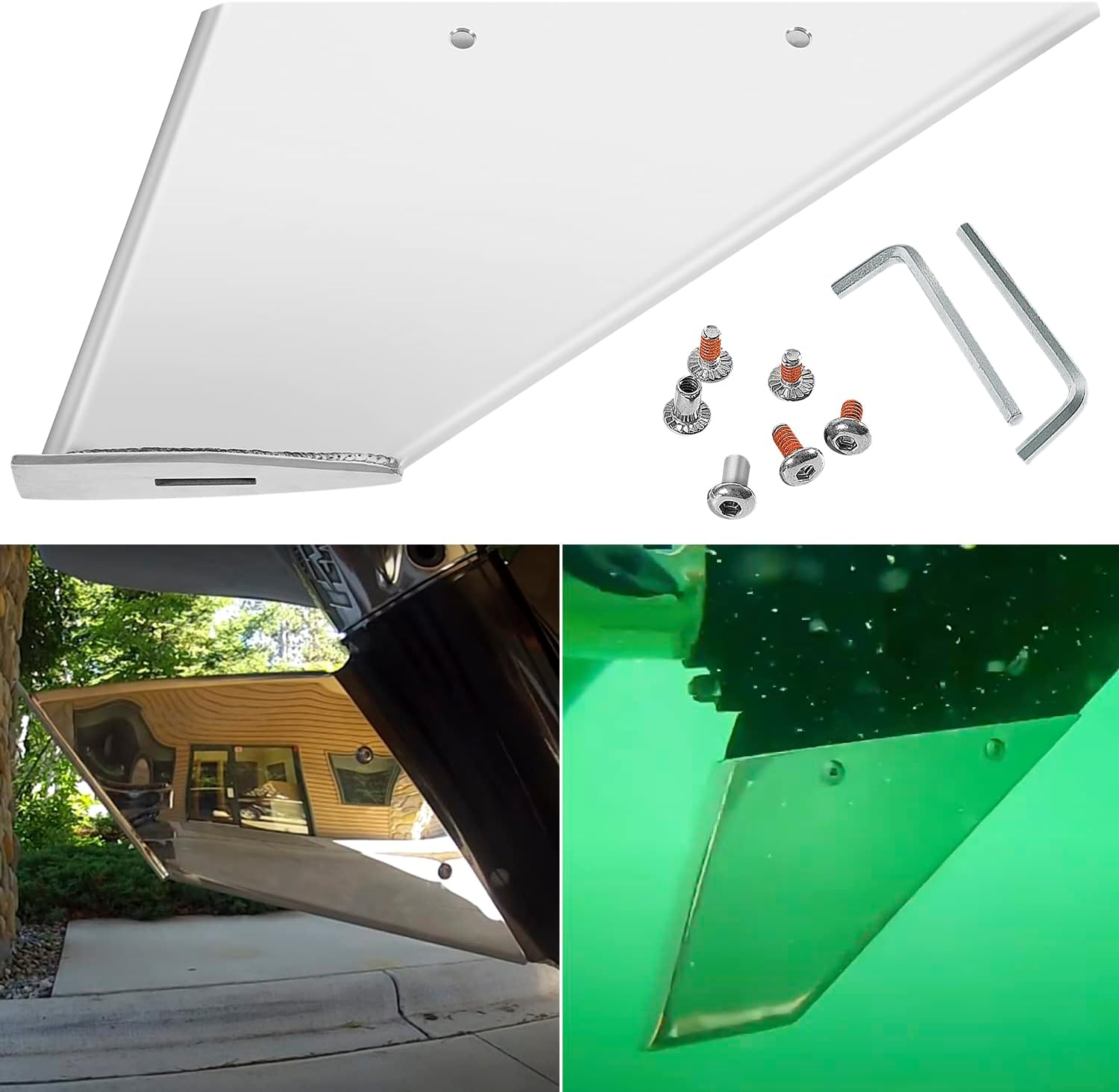 Amazon.com: 27151 Stainless Steel Skeg Guard Fix Damaged Skeg Fit for ...