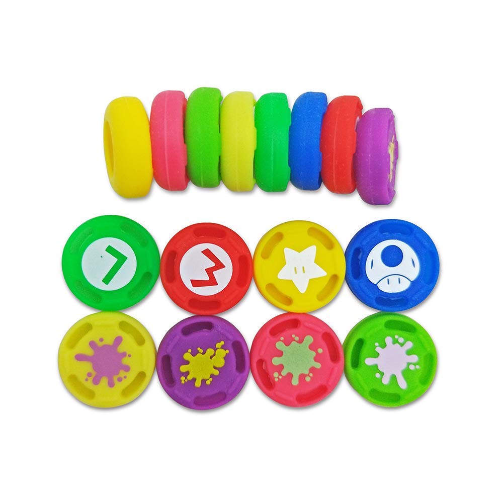 Snapklik.com : 8 X Super Mario Analog Stick Joystick Grip Caps For ...