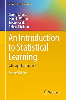 Amazon.com: An Introduction to Statistical Learning: with Applications ...