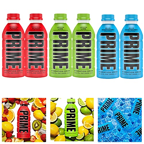 Prime Hydration Sports Drink Variety Pack - Energy Drink, Electrolyte ...