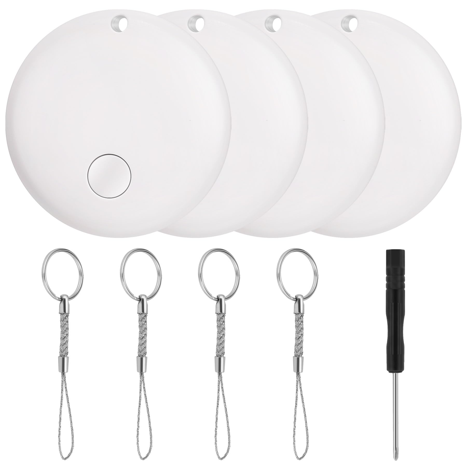 LOSHALL 2/4 Pack Smart Tags Item Finders Works with Apple Find My (iOS ...