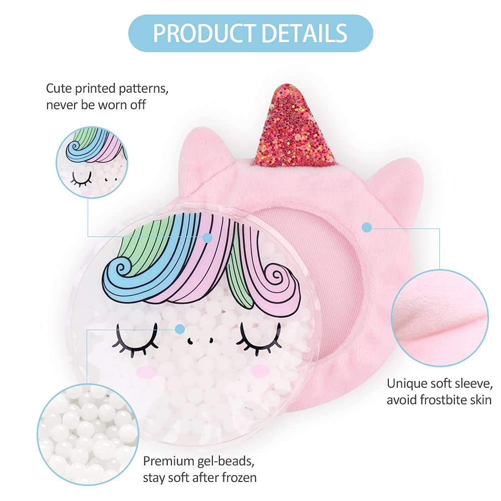 Buy Hilph® Ice Pack for Kids Boo Boos, 3 Pack Kids Hot Cold Ice Pack ...