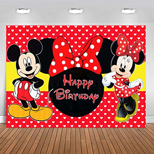 zlhcgd 7x5FT Minnie Mouse Photography Photo Background for - Want It All
