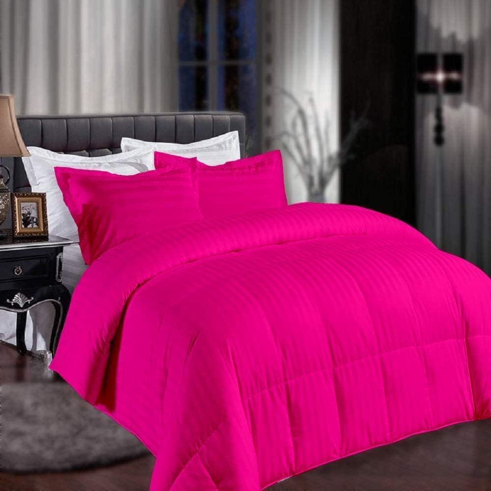 Amazon.com: Splitsvilla King (106'' x 90'') Size Hot Pink Stripe ...
