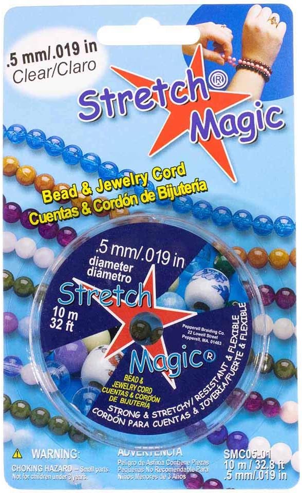 Stretch Magic Bead & Jewelry Cord - Strong & Stretchy, Easy to Knot ...