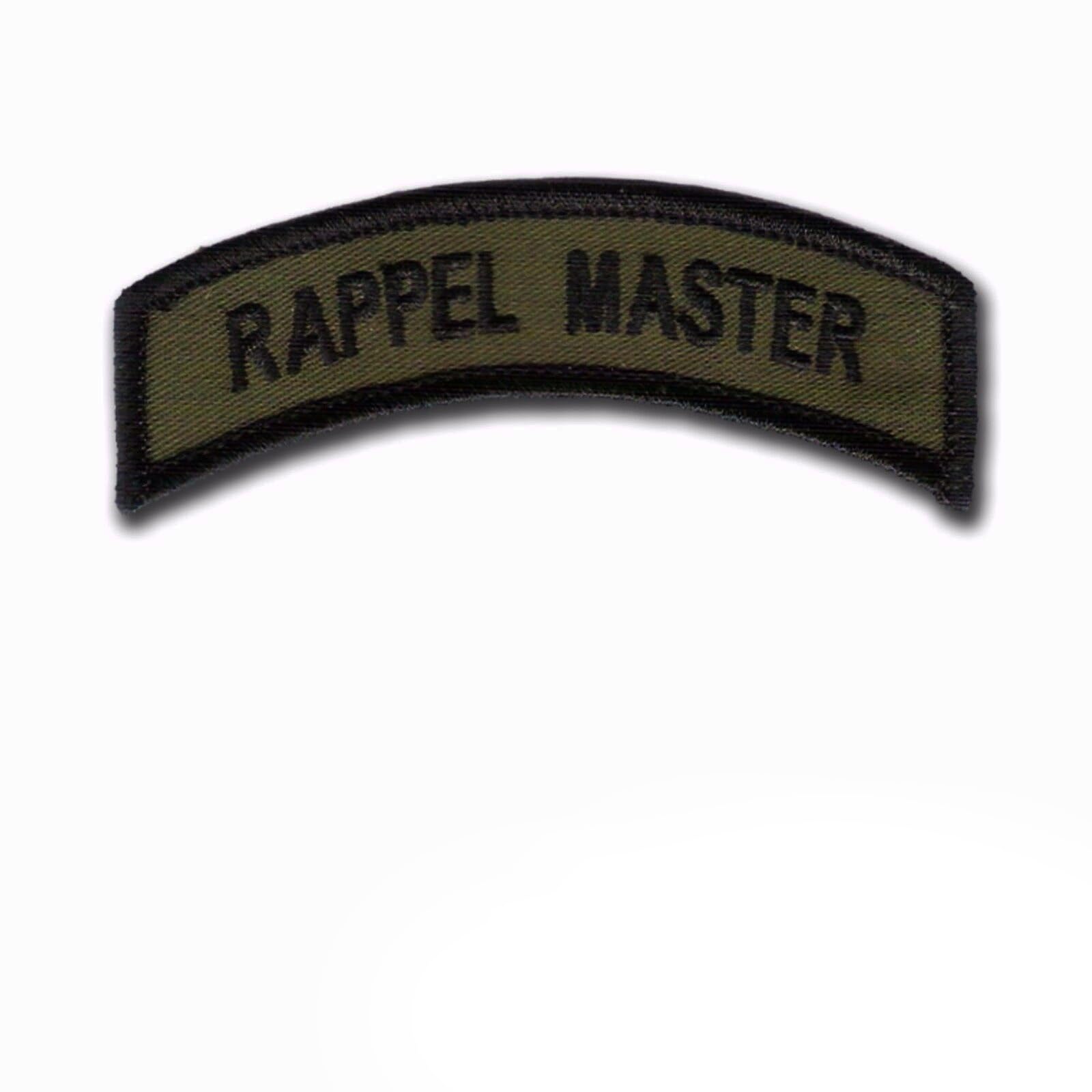 Amazon.com: Bayonet Design - Rappel Master Embroidered Tab - 3 1/2" X 1 ...