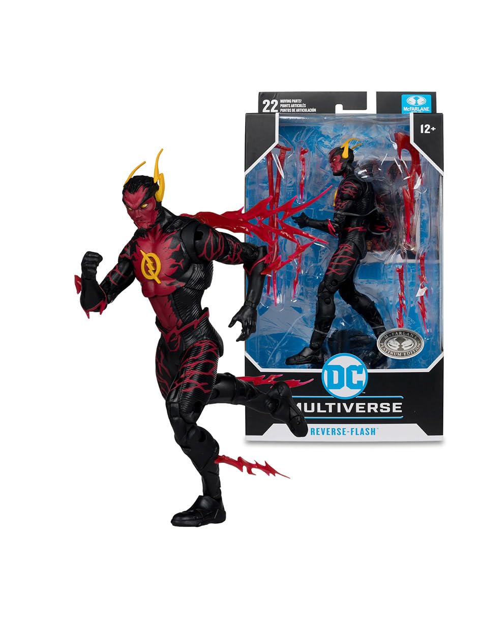 McFarlane Toys - DC Multiverse Reverse-Flash (Chase) Figura de Acción 7 ...