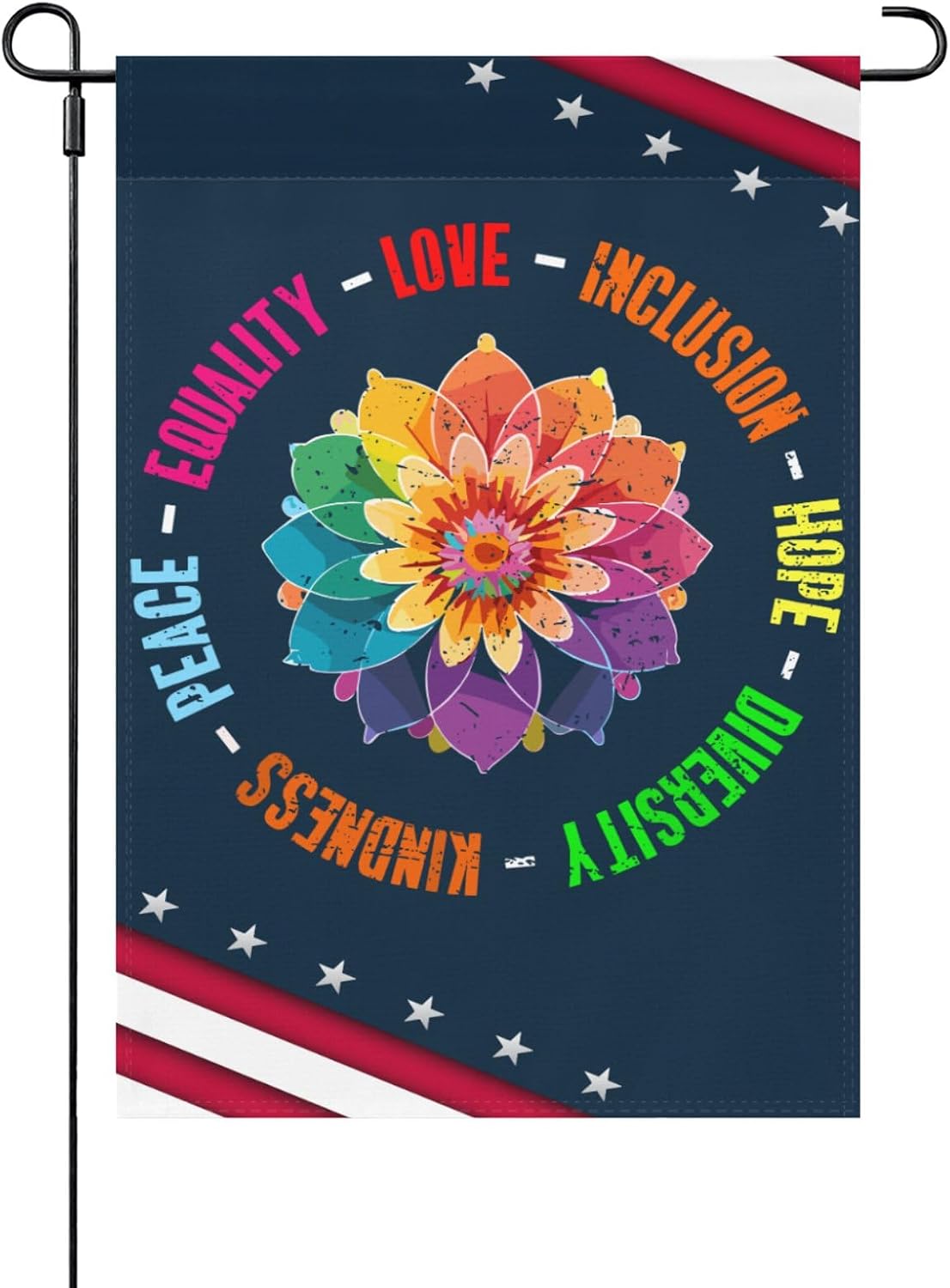 Amazon.com : Kindness Peace Equality Love Inclusion Hope Diversity ...
