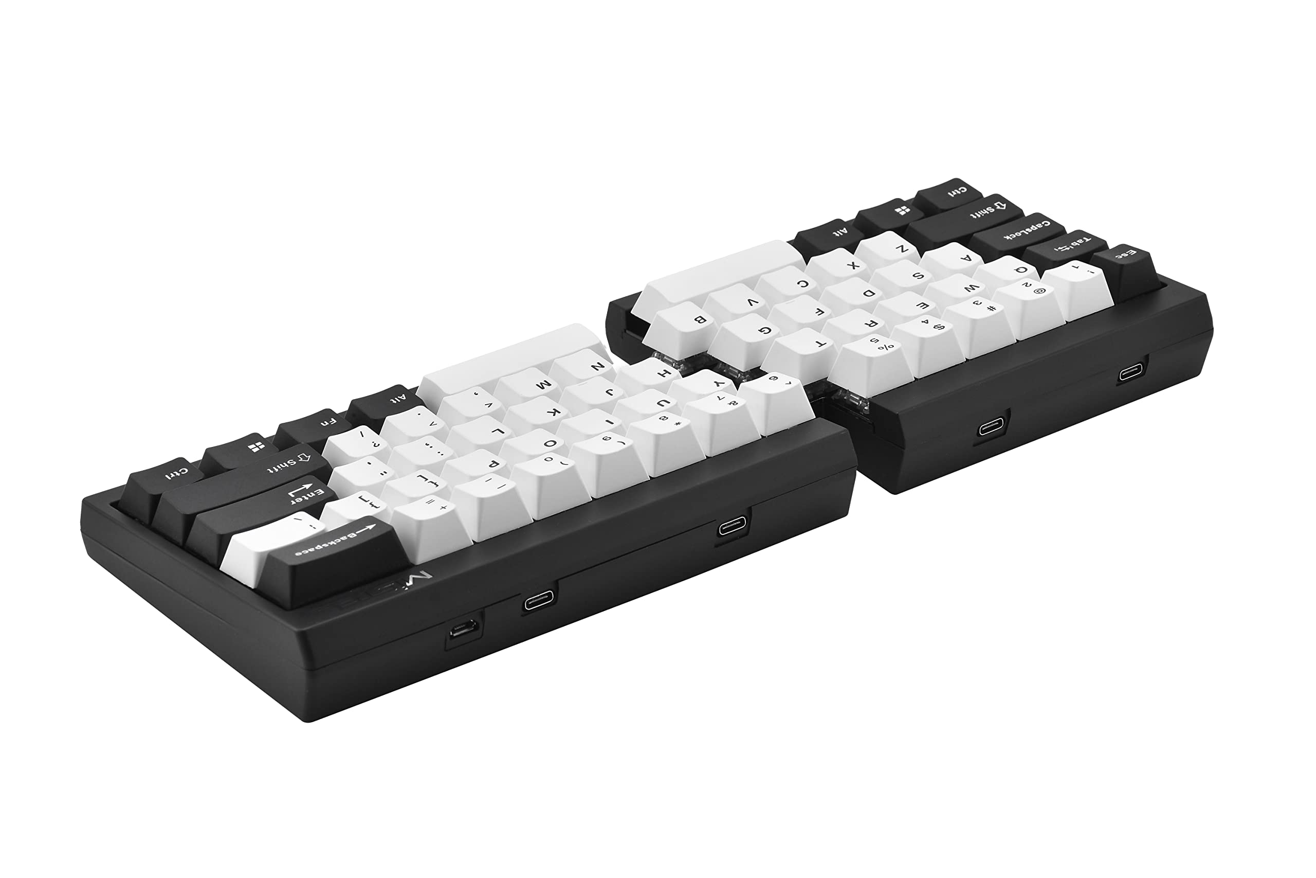 Mistel MD600RGB v3 Split Mechanical Keyboard with Cherry MX Red Switch ...