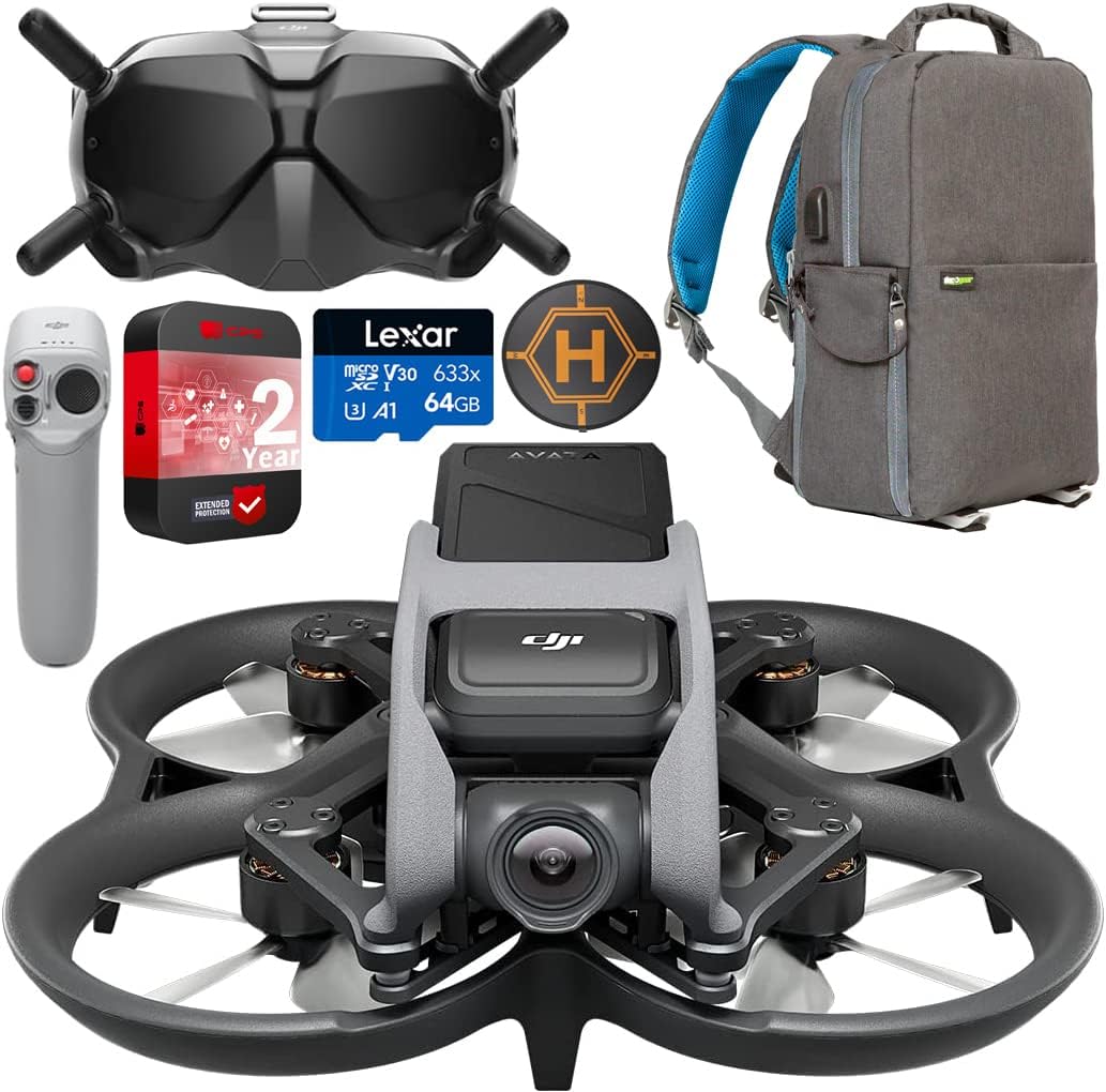 Amazon.com: DJI Avata Fly Smart Combo Quadcopter with DJI FPV Goggles ...